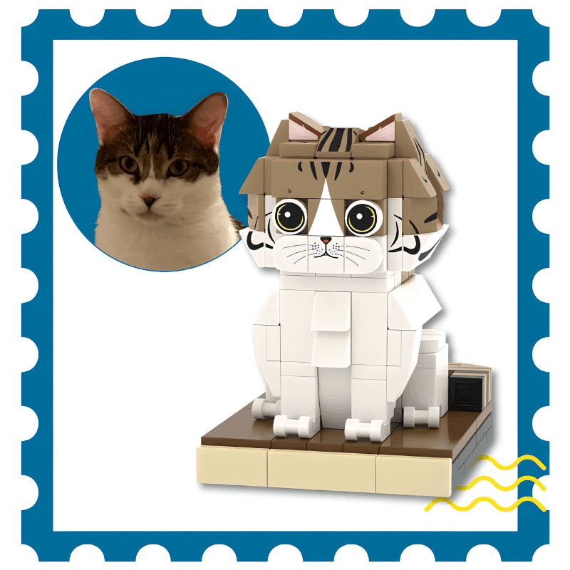 Popular Gift for Short-Haired Cat Owners -Custom Cat Figure | BrickYou ...