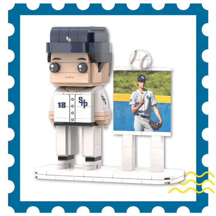 1 Person Custom Brick Figure | Made from Your Photo – Brick-You