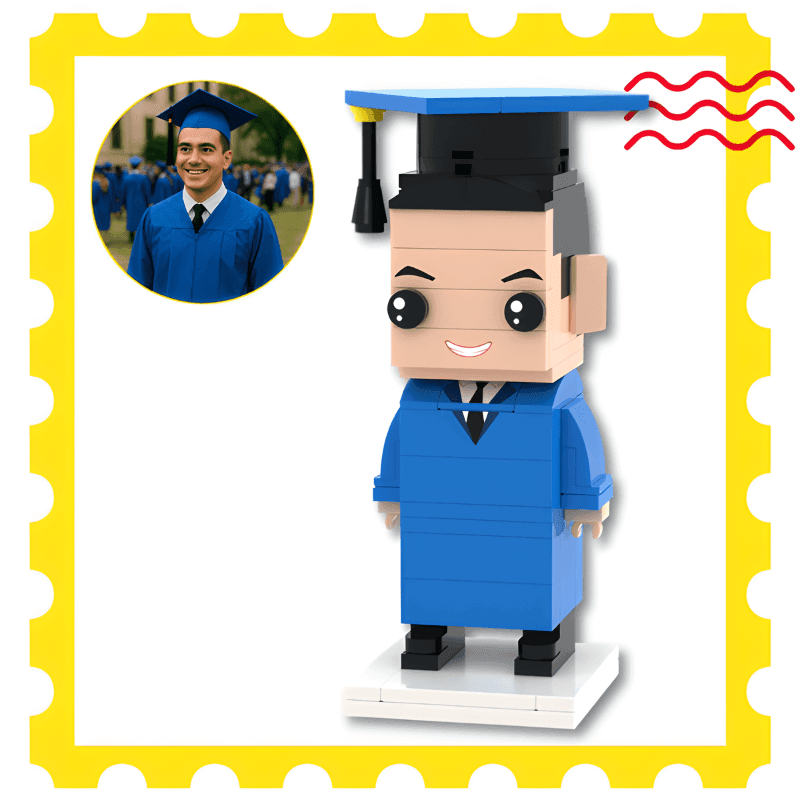 1 Person Custom Brick Figure | Made from Your Photo – Brick-You